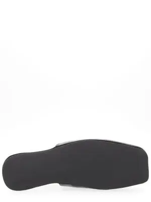 Our Legacy Leather Slipper - Black