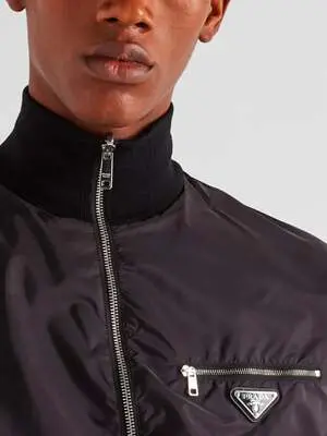Prada Reversible Wool And Re-nylon Jacket