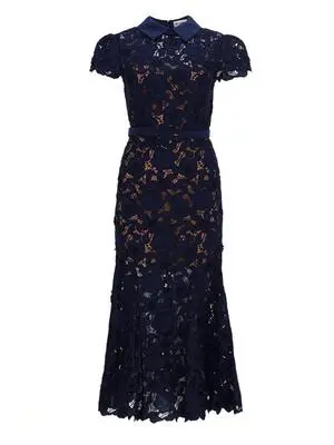 SELF-PORTRAIT Lace Midi Dress