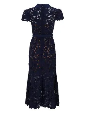 SELF-PORTRAIT Lace Midi Dress