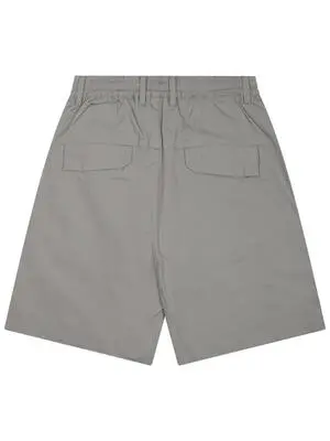 C.P. COMPANY Logo Cotton Shorts - Gray
