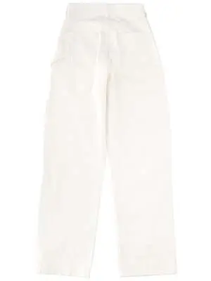 JW Anderson Jeans With Logo Patch - White