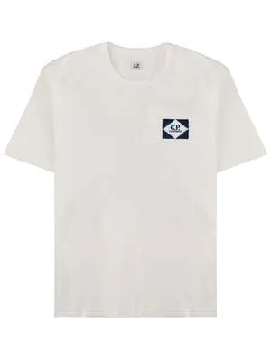 C.P. COMPANY T-shirt With Logo And Print - White