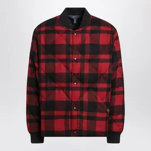 Polo Ralph Lauren Quilted Check Bomber Jacket - Pink