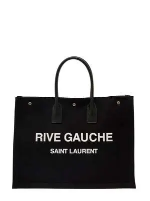 Saint Laurent Rive Gauche Tote Bag - Black