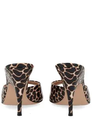 GIANVITO ROSSI Sofia Mule With Heel - Multicolor