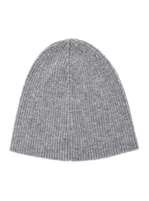 Saint Laurent Grye Beanie With Logo Patch In Cashmere