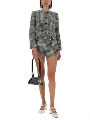 SELF-PORTRAIT Houndstooth Skirt-pants