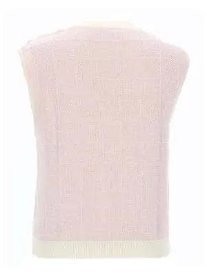 Balmain Sleeveless Top With Jewel Buttons