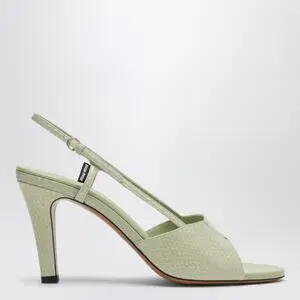 Miu Miu Pistachio-colored Ayers Slingback Sandals - Green