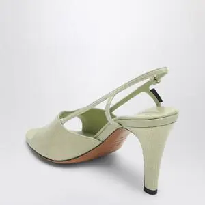 Miu Miu Pistachio-colored Ayers Slingback Sandals - Green