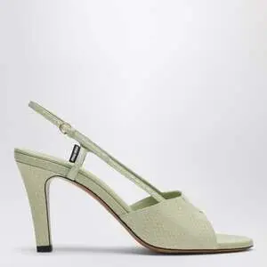 Miu Miu Ayers Slingback Sandals - Green