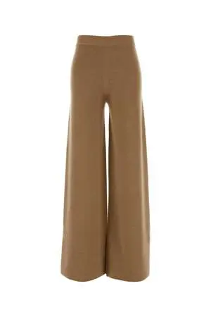 Max Mara Camel Wool Blend Judy Pant - Brown