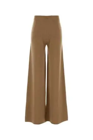 Max Mara Camel Wool Blend Judy Pant - Brown