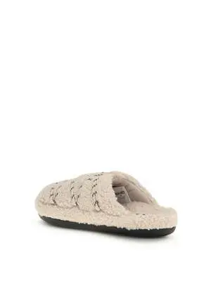 Moon Boot Teddy Slipper - Cream