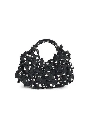 GANNI Hobo' Mini Bag In Fabric - Black