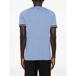 BOSS T-shirt With Logo Print And Contrast Trim