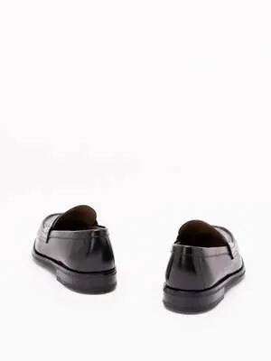 Prada Brushed Leather Loafers