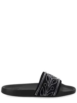 Casablanca Slide With Logo - Black