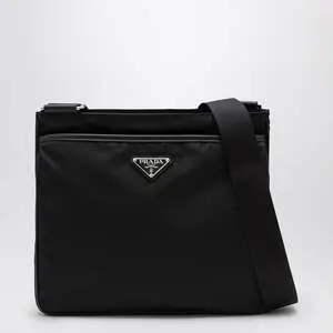 Prada Re-nylon Messenger Bag - Black