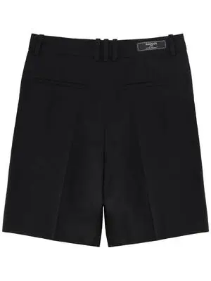 Balmain Wool Tailored Shorts