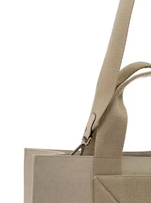 Fendi Ma's Beige Fabric Handbag
