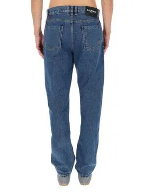 Balmain Straight Denim Jeans