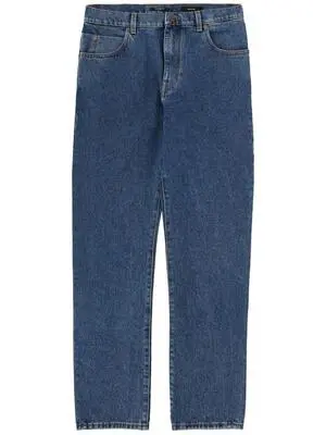Balmain Straight Denim Jeans - Blue