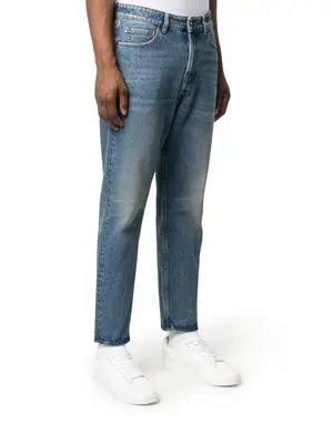GOLDEN GOOSE Straight Low Waist Jeans - Blue