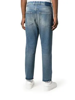 GOLDEN GOOSE Straight Low Waist Jeans - Blue