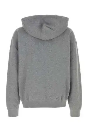 JIL SANDER Grey Cotton Sweatshirt