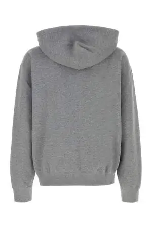 JIL SANDER Grey Cotton Sweatshirt - Gray
