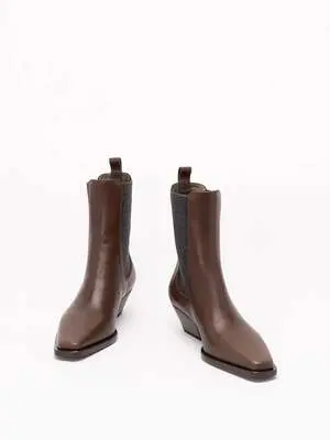 Brunello Cucinelli Ankle Boots With Heels - Multicolor