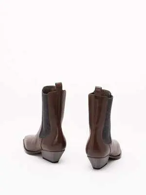 Brunello Cucinelli Ankle Boots With Heels - Multicolor