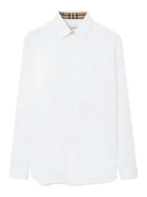 Burberry Stretch Cotton Shirt - White
