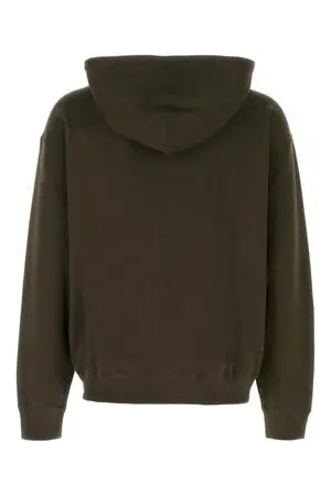 JIL SANDER Olive Cotton Sweatshirt - Green