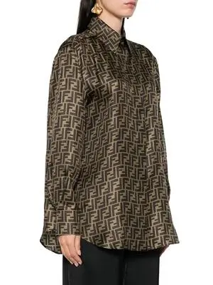 Fendi Ff Silk Shirt