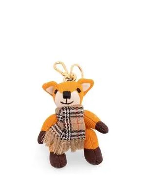 Burberry Fox Scarf Charm - Multicolor