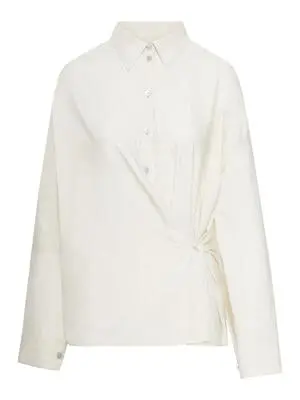 LEMAIRE Twisted Cotton Shirt - Multicolor