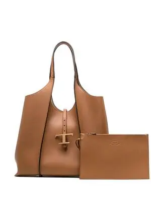 TOD'S Medium Leather Tote Bag - Multicolor