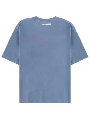 Dsquared2 T-shirt With Embroidery - Blue