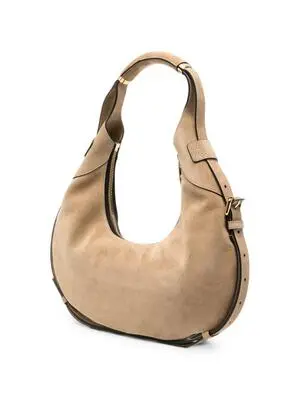 Moschino Handle Me Leather Shoulder Bag - Multicolor