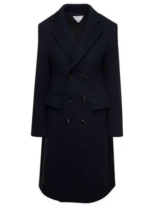 Bottega Veneta Double Wool Cashmere Cape Coat - Multicolor