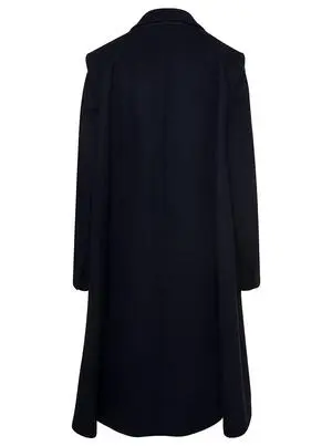 Bottega Veneta Double Wool Cashmere Cape Coat
