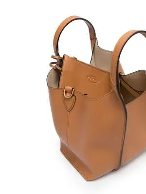TOD'S T Timeless Mini Leather Tote