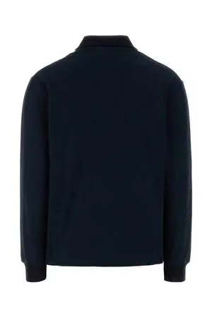 JIL SANDER Cotton Piquet Polo Shirt - Black