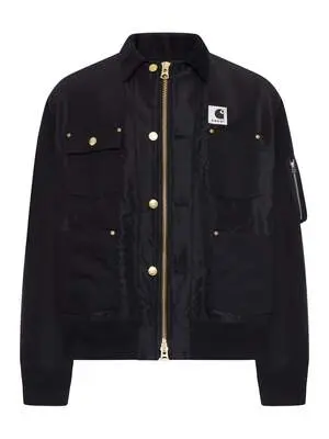 SACAI X CARHARTT Duck Jacket - Black