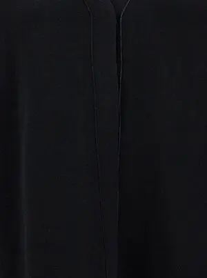 Fendi Black Reversible Cardigan With Jacquard Ff Motif In Knit - Multicolor