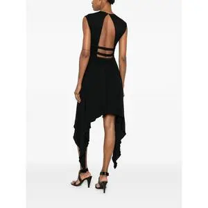 Alaïa Sleeveless Shirred Dress