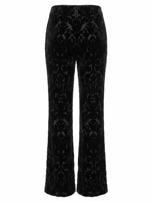 Gucci Devoré Velour Flared Pants - Multicolor